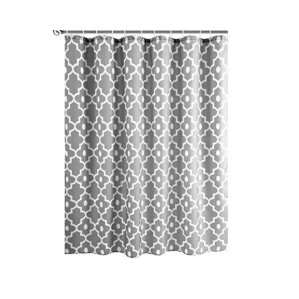 Comfort Bay | Bath | Comfort Bay Fabric Shower Curtain Morocco Pearl ...